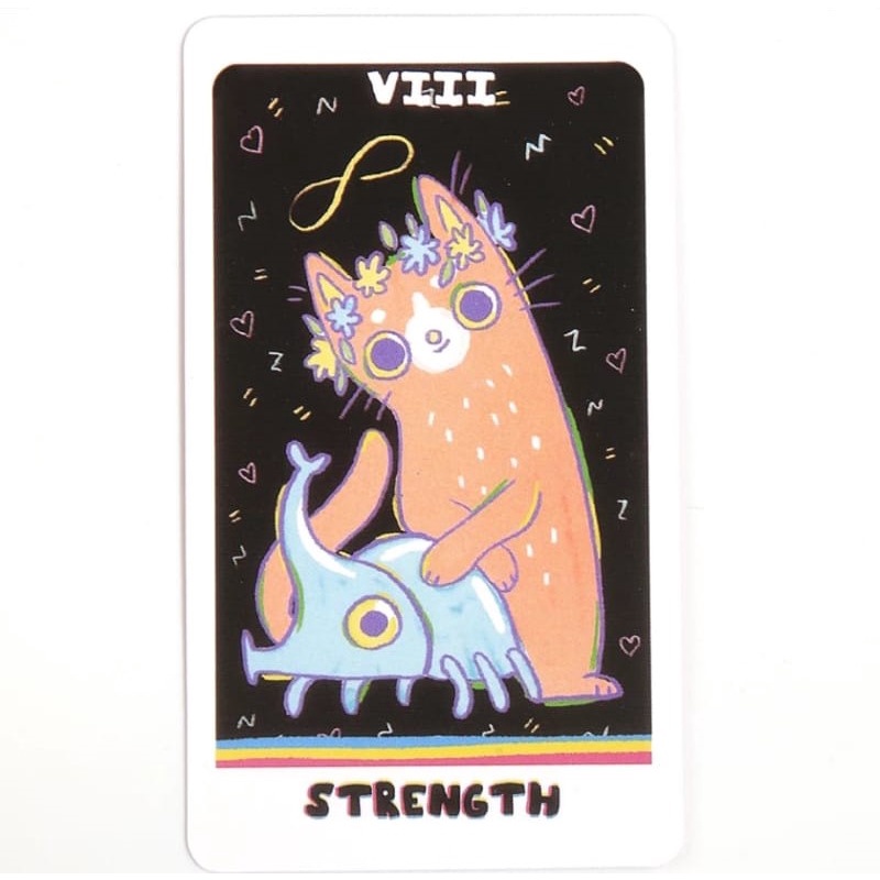 The Weird Cat Tarot Deck Tarô Do Gato Estranho Baralho de Cartas de ...