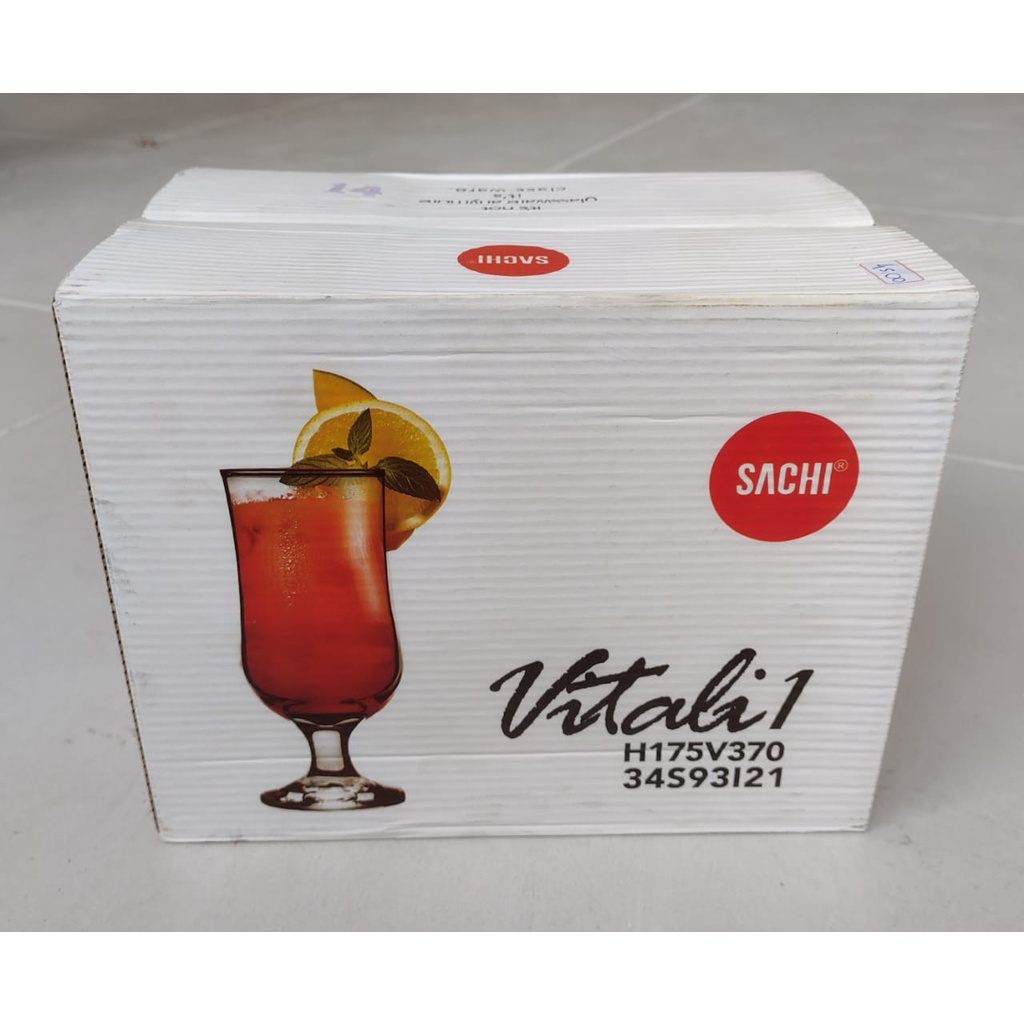 Conjunto 6 Copos de Vidro Vitali 1 - SACHI | Shopee Brasil