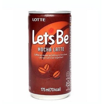 Café Lets Be Mocha Latte - Lotte 175 ml | Shopee Brasil