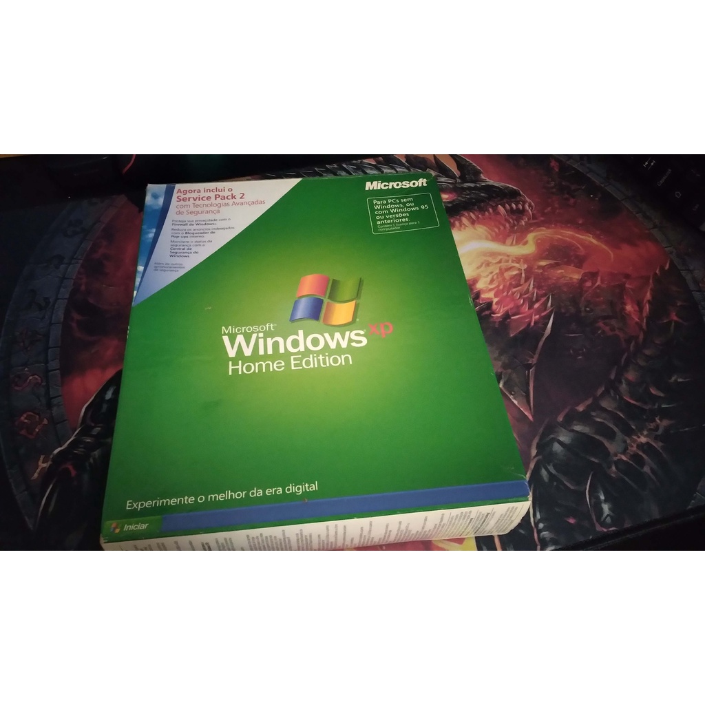 WINDOWS XP SP2 - HOME EDITION - ORIGINAL (USADO) | Shopee Brasil