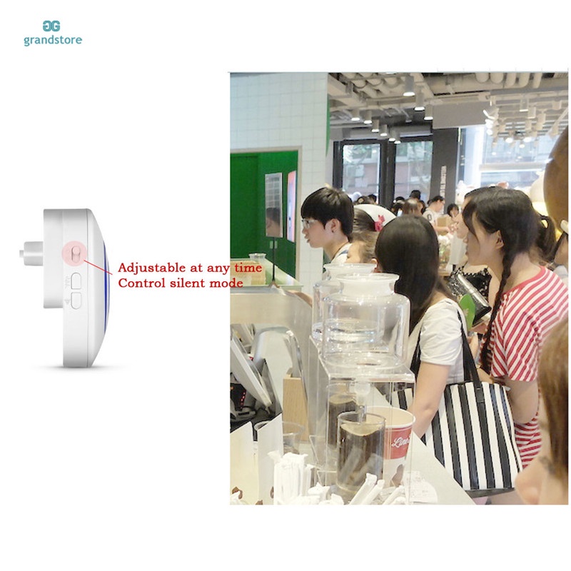 GS Detector De Movimento De Campainha Sem Fio Infravermelho De Alerta Seguro Com Sensor PIR ...