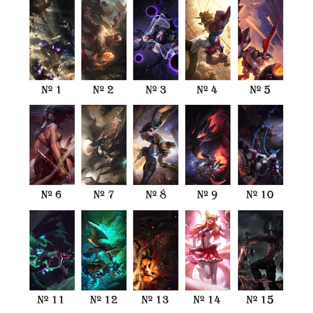 Capa Capinha Case Apple iPhone League of Legends ((escolha a sua ...