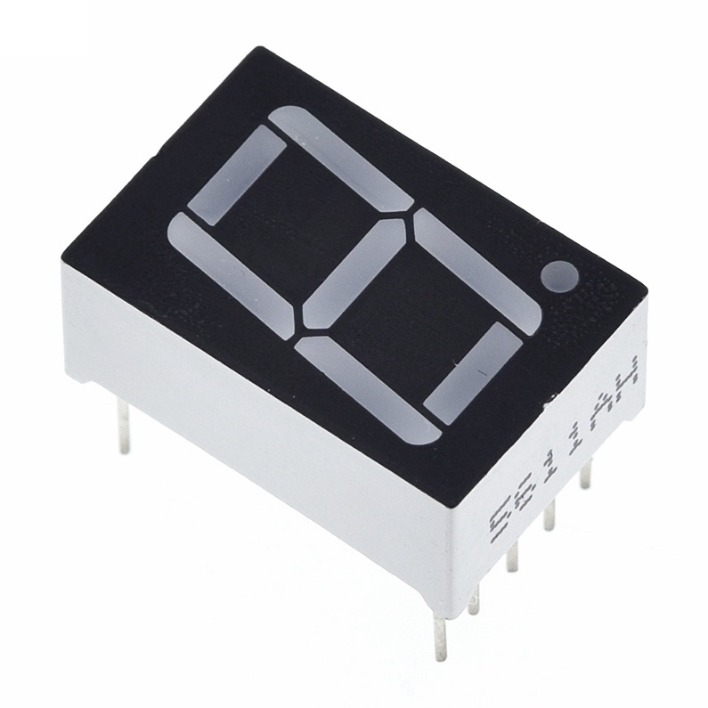 Display 7 Segmentos 0.56 polegadas 1bit Catodo para Protoboard Arduíno ...