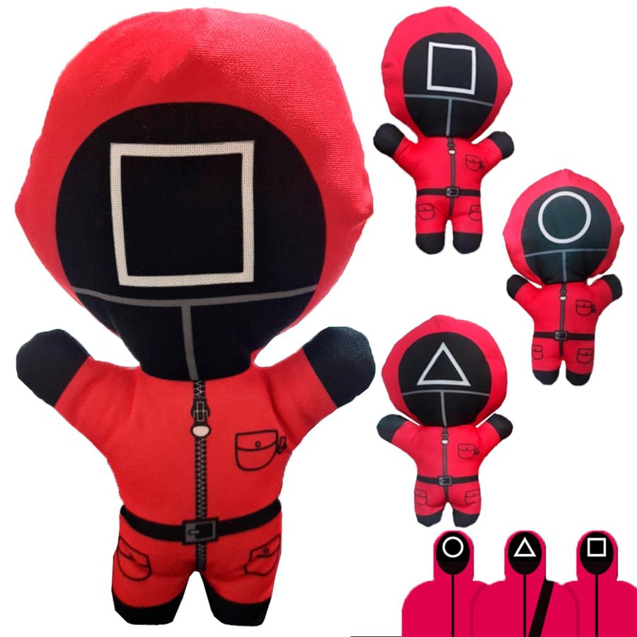 Brinquedo Boneco ROUND 6 Netflix 25cm Jogo da Lula Squid Game ...