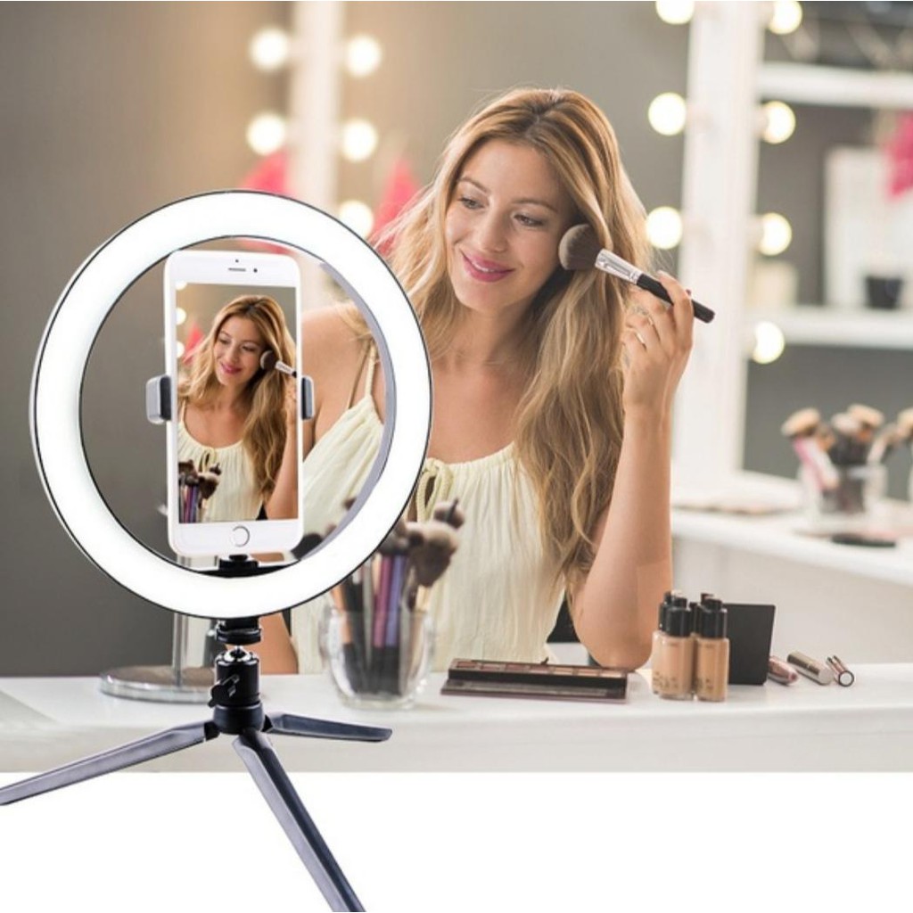 Ring Light 10 Polegadas Influencer Youtuber Make | Shopee Brasil