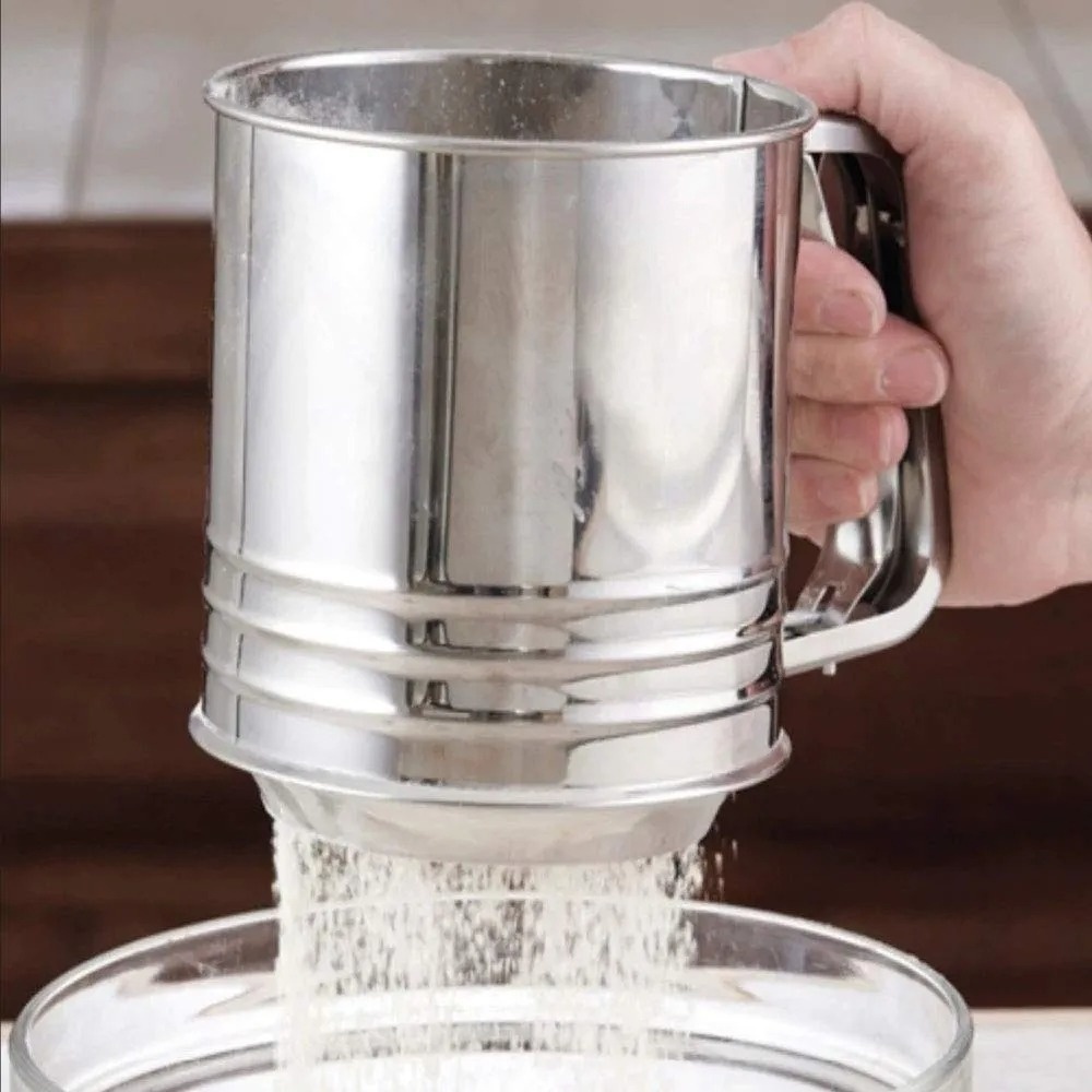 Kauff Caneca De Peneirar Farinha Com Gatilho Polvilhador Flour Sifter ...