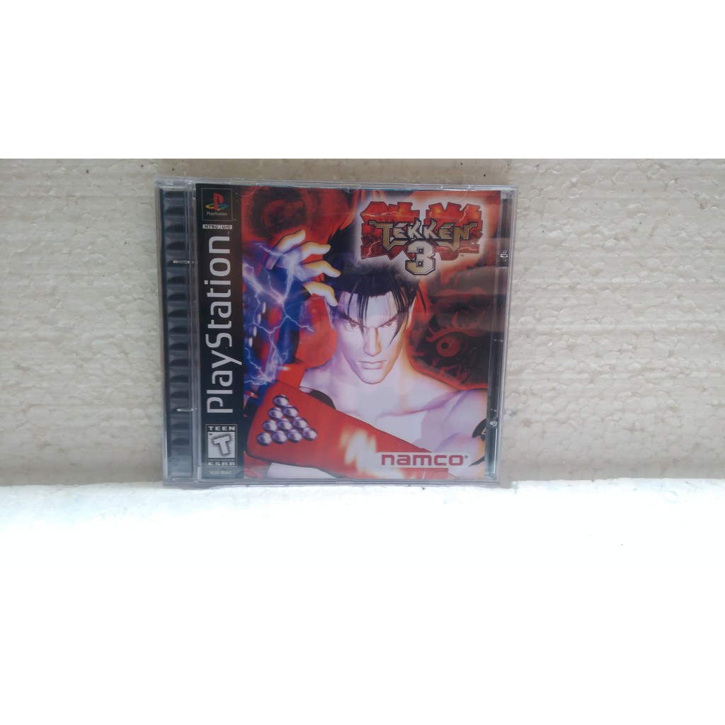 PS1-Tekken 3-CD preto - Escorrega o Preço