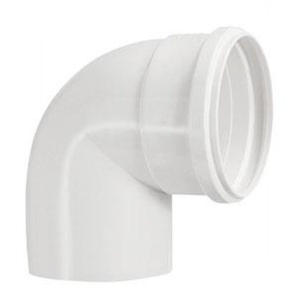Joelho Cotovelo Pvc Esgoto Branco De 100mm X 90 Krona 10 unidades ...
