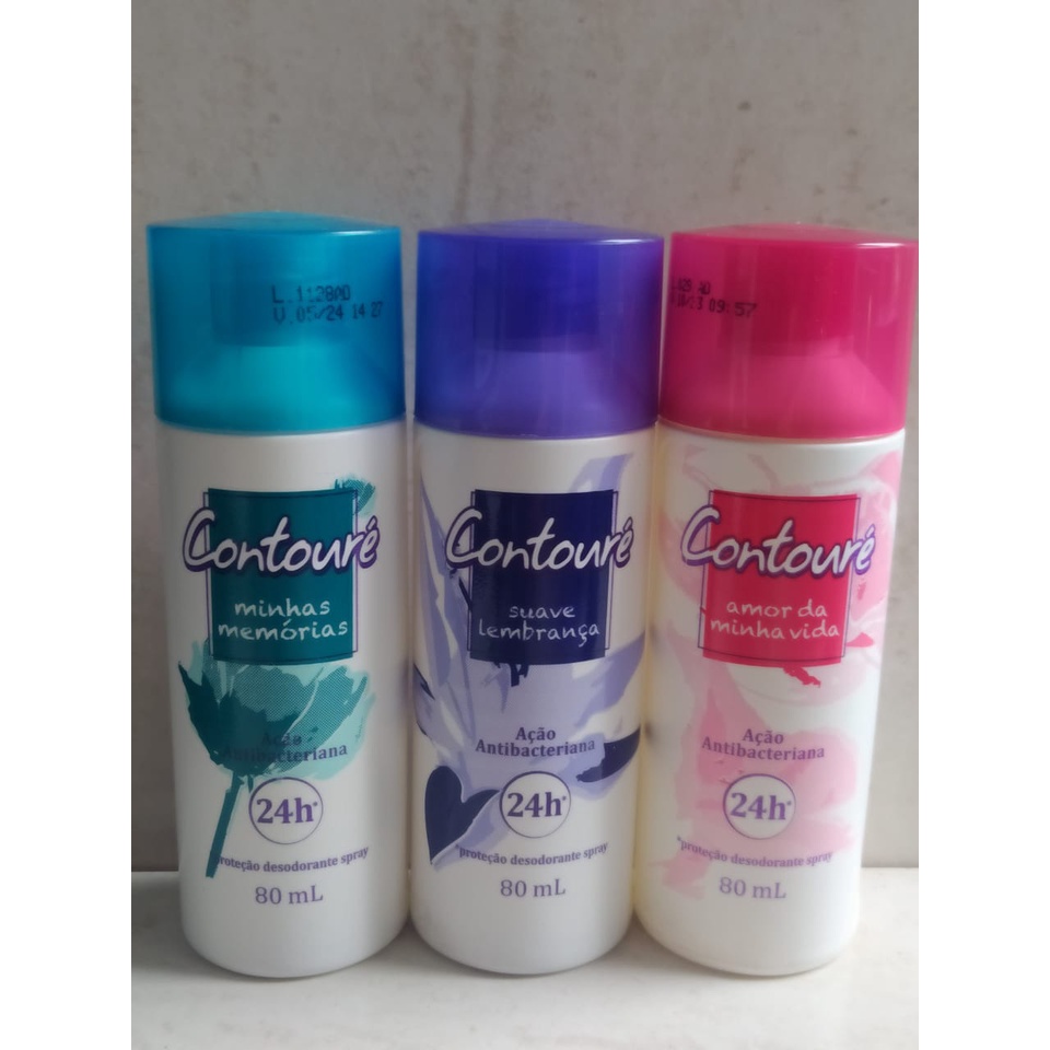 Desodorante spray contoure - unidade | Shopee Brasil