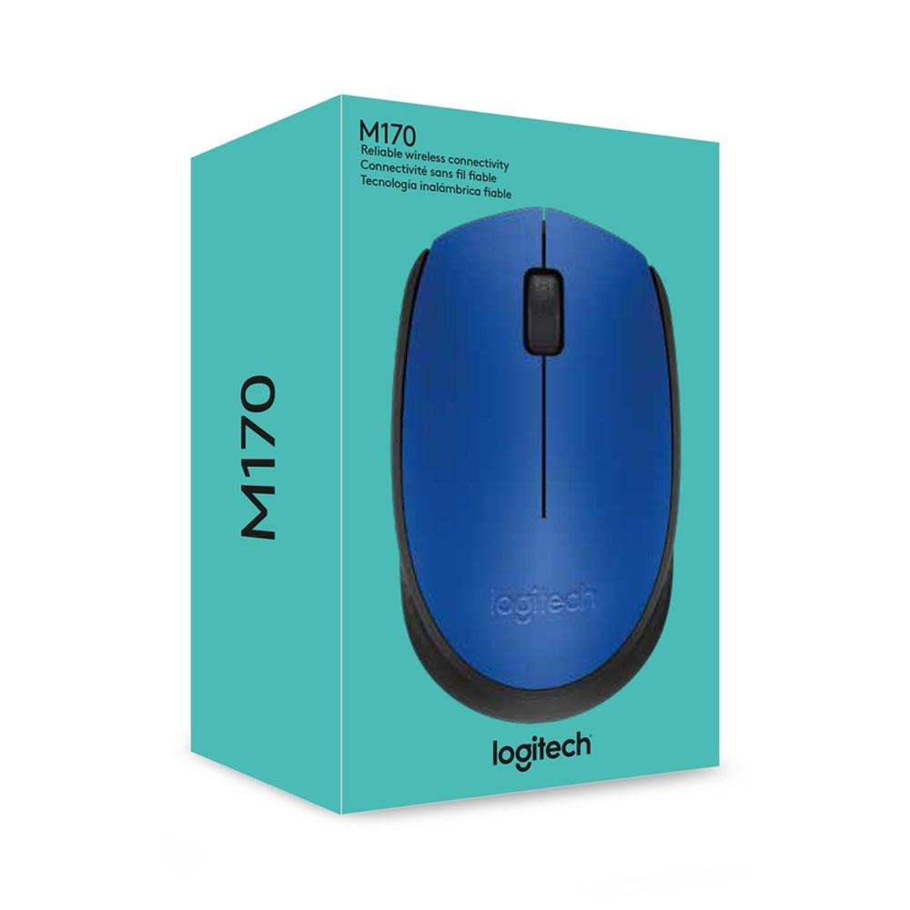 Mouse Logitech Sem Fio M170 Azul - Vitrine | Shopee Brasil