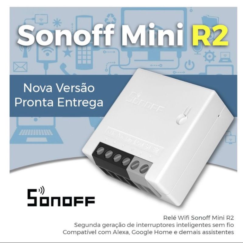 sonoff mini r2 nova versão | Shopee Brasil