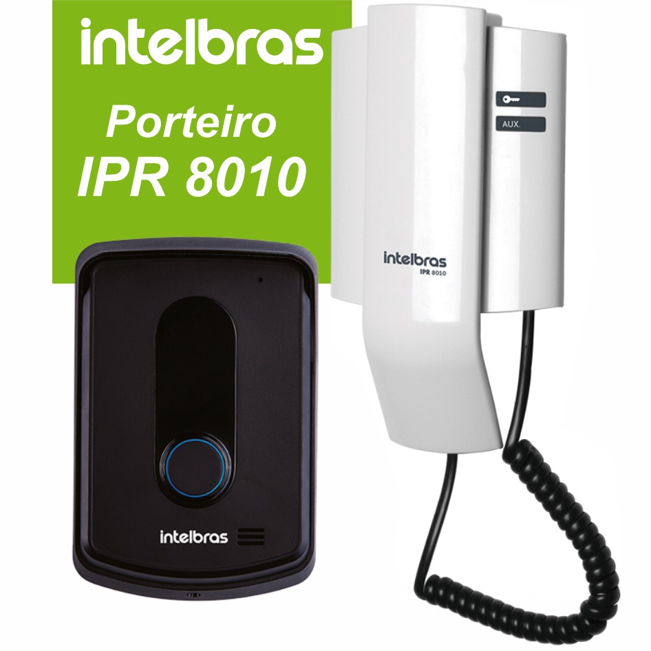 Interfone Porteiro Residencial ORIGINAL INTELBRAS IPR 8010 IPR8010 ...