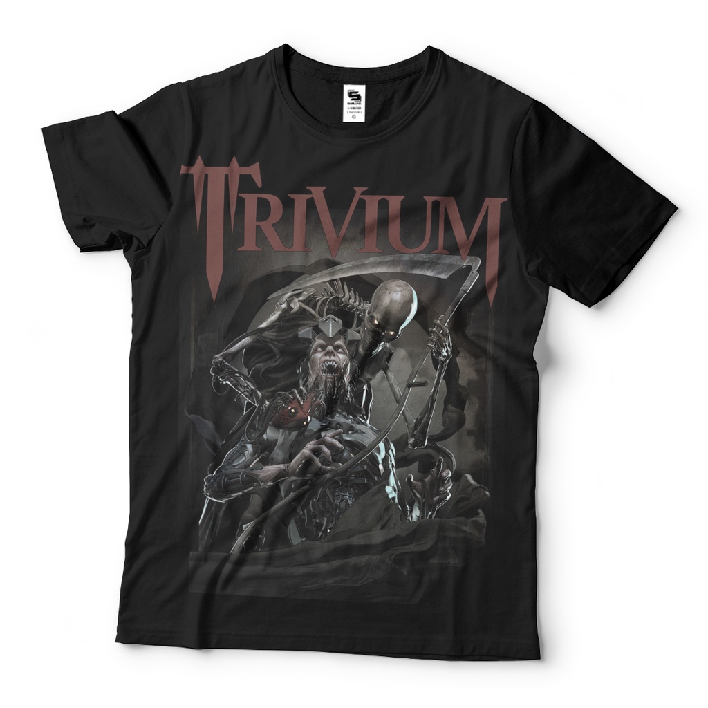 Camisa Camiseta Trivium Rock Top Musica Metal Skull Morte | Shopee Brasil
