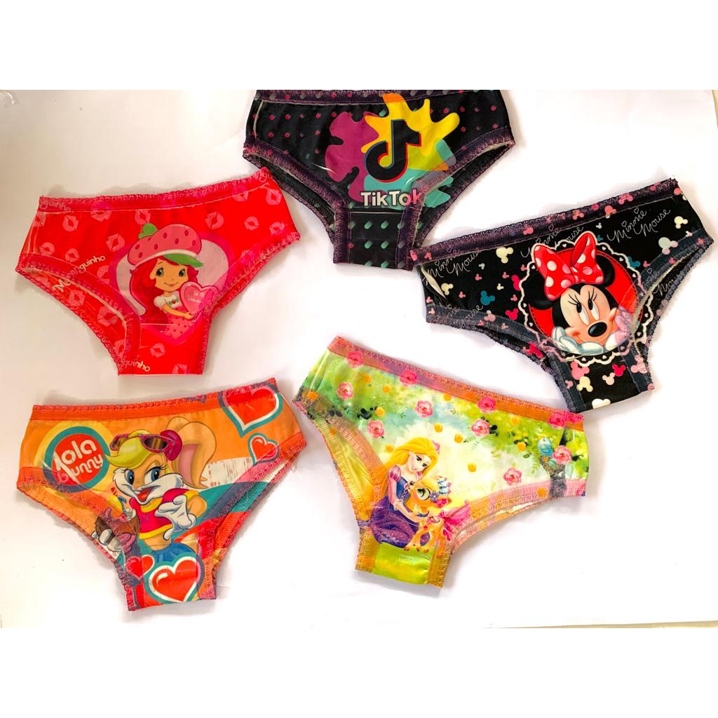 KIT CALCINHA RENDA SUBLIMADA ESTAMPADA 05 UNIDADES | Shopee Brasil