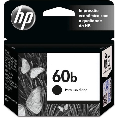 Cartucho Hp 60b Preto Original Hp Deskjet F4240 F4280 F4435 | Shopee Brasil