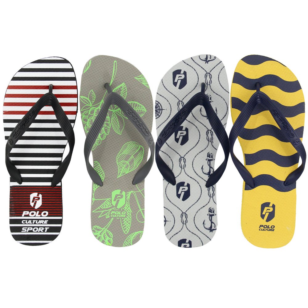 Kit Masculino Adulto 4 Chinelas Estampadas Antiderrapante | Shopee Brasil