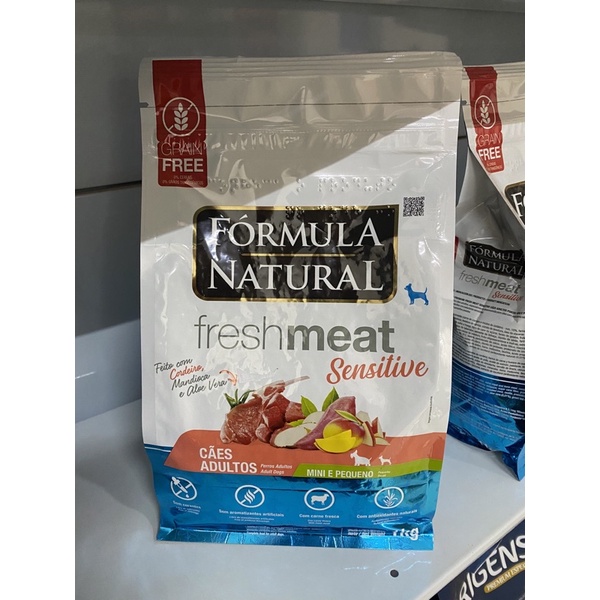 Ração Fórmula Natural fresh meat sensitive para Cães Adultos Sensíveis ...
