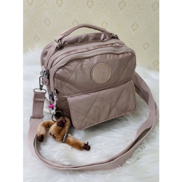 Bolsa Puck Kipling 3 em 1 vira mochila, lateral e de mão. | Shopee Brasil
