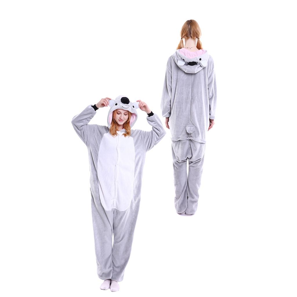 Pijama Coala Macacão Adulto Promoção Kigurumi Coala Versão Animais ...