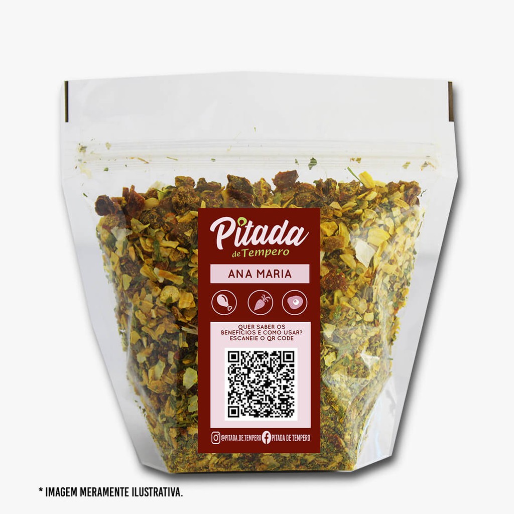 Tempero Natural Ana Maria 100g - Temperos Naturais Especiarias e ...