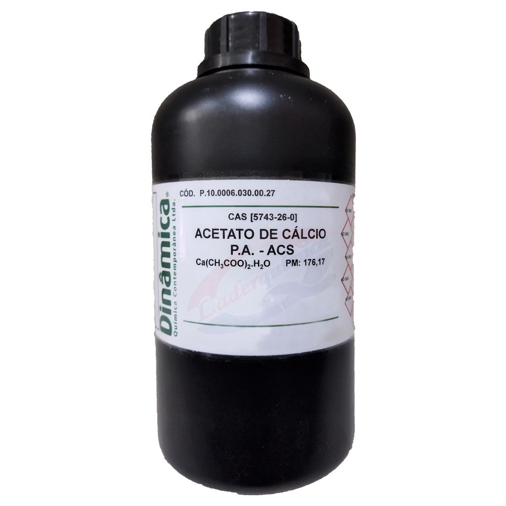 Acetato De Cálcio Monohidratado Pa 500gr | Shopee Brasil