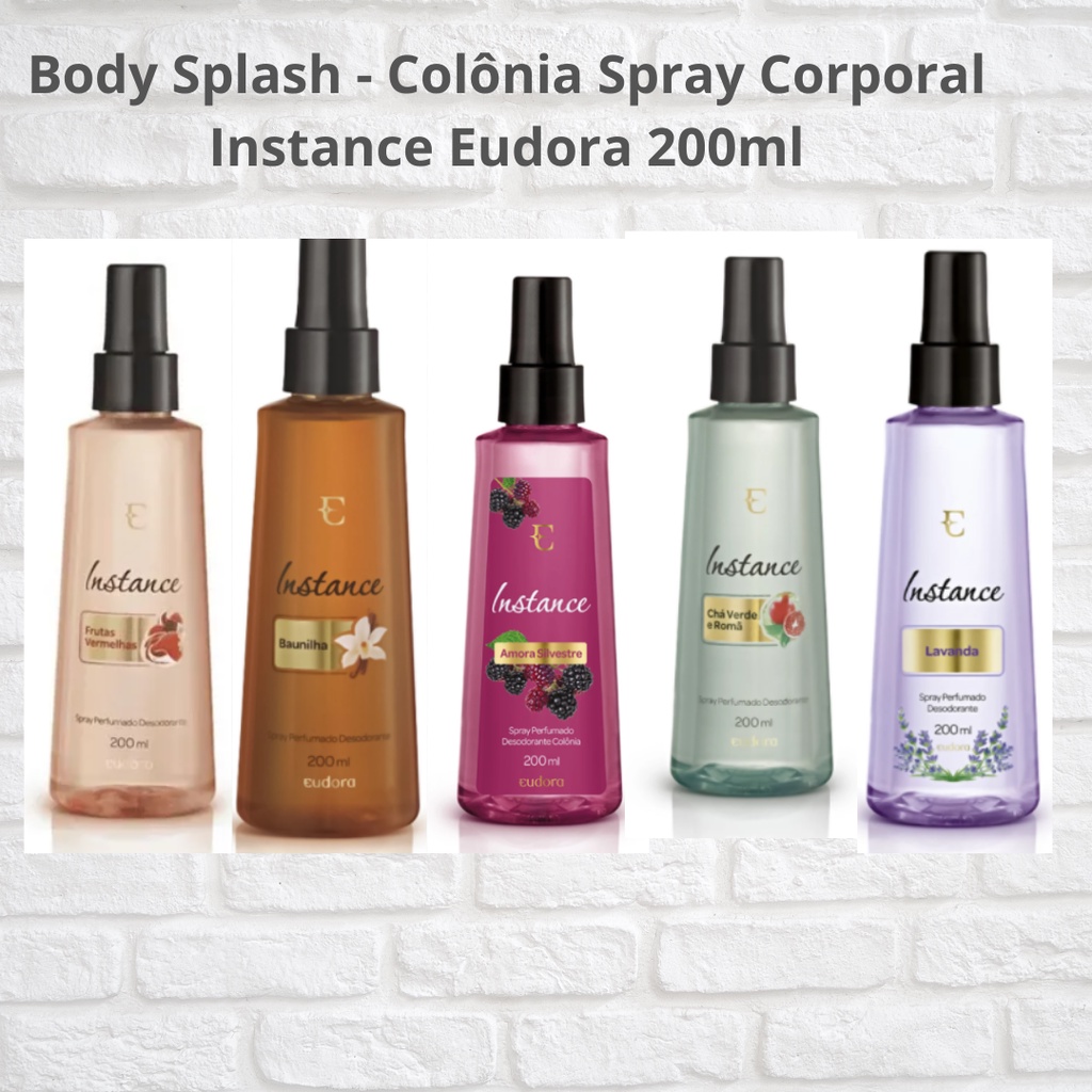 Body Splash - Colônia Spray Corporal Perfumado Desodorante Feminino ...