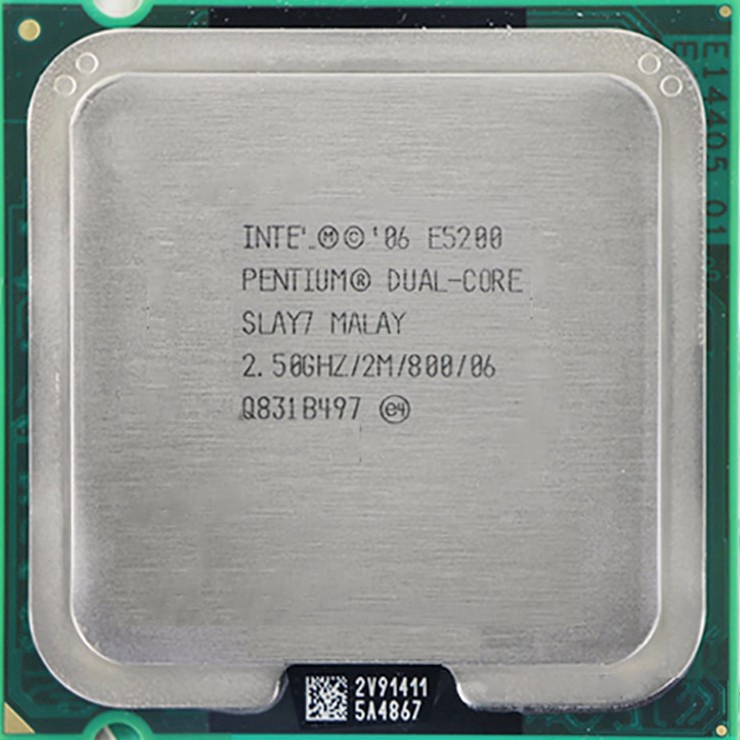 2 PROCESSADORES BARATOS SOCKET LGA 775 ( PENTIUM E5200 + 1 BRINDE PENTIUM E2200 ) INTEL | Shopee ...