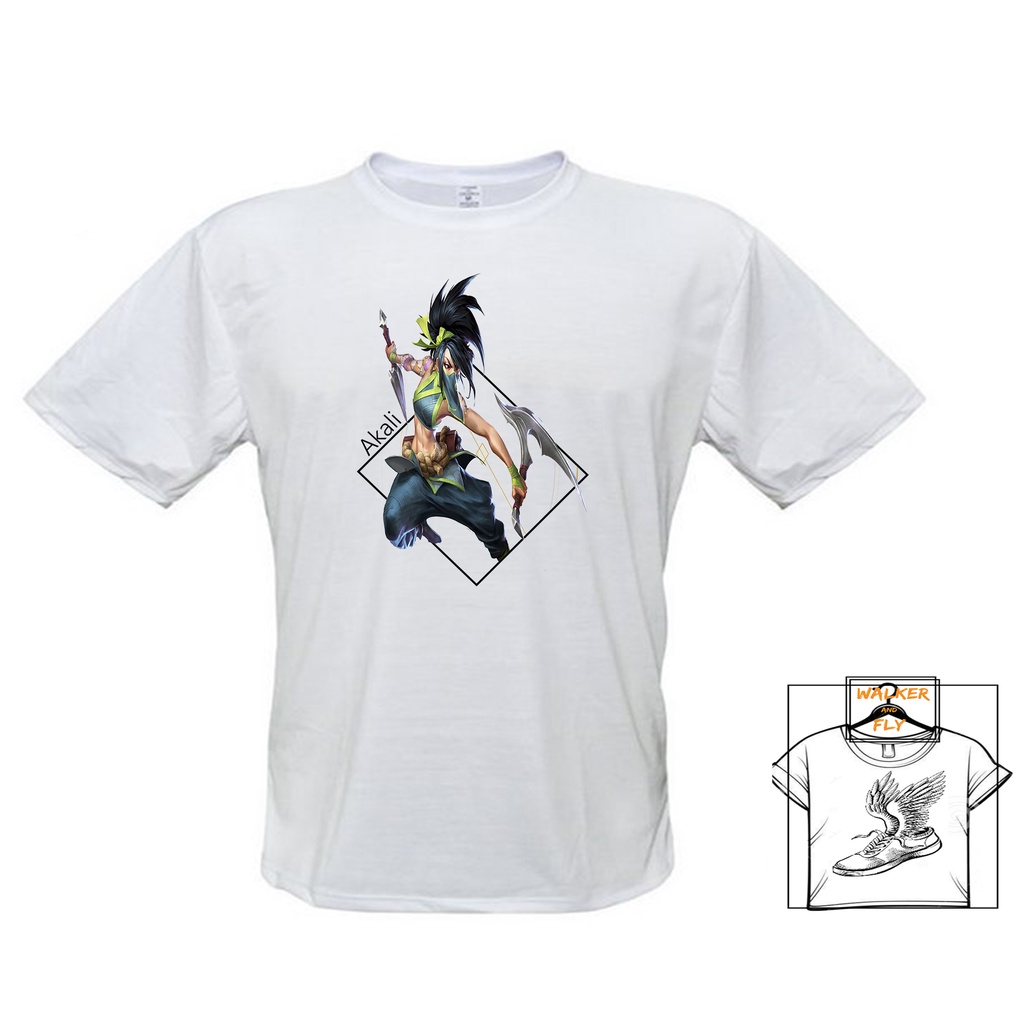 Camiseta Akali League of Legends | Shopee Brasil