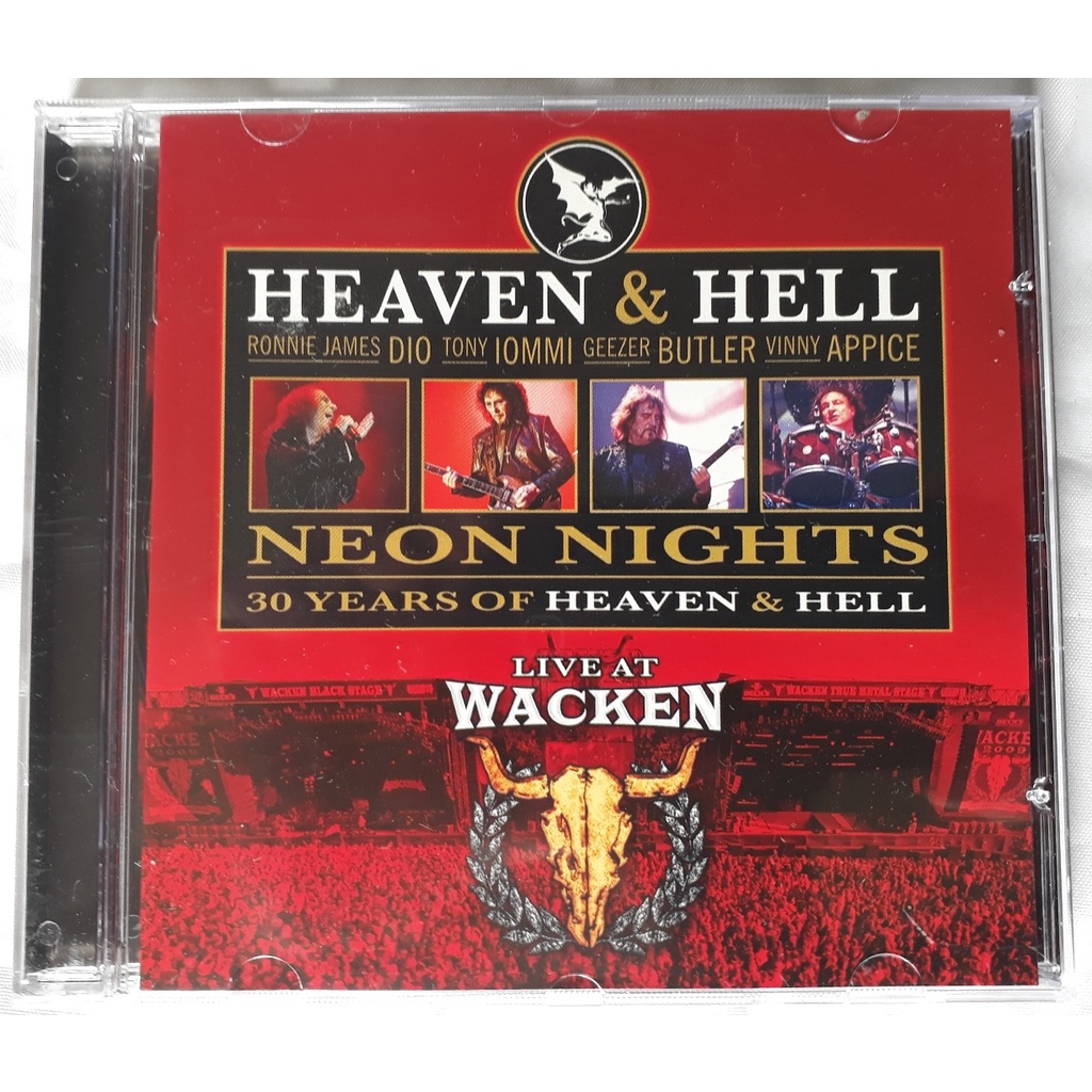 CD - Heaven and Hell - Neon Nights: 30 Years of Heaven & Hell - Nacional/ORIGINAL - 2010 (Black ...