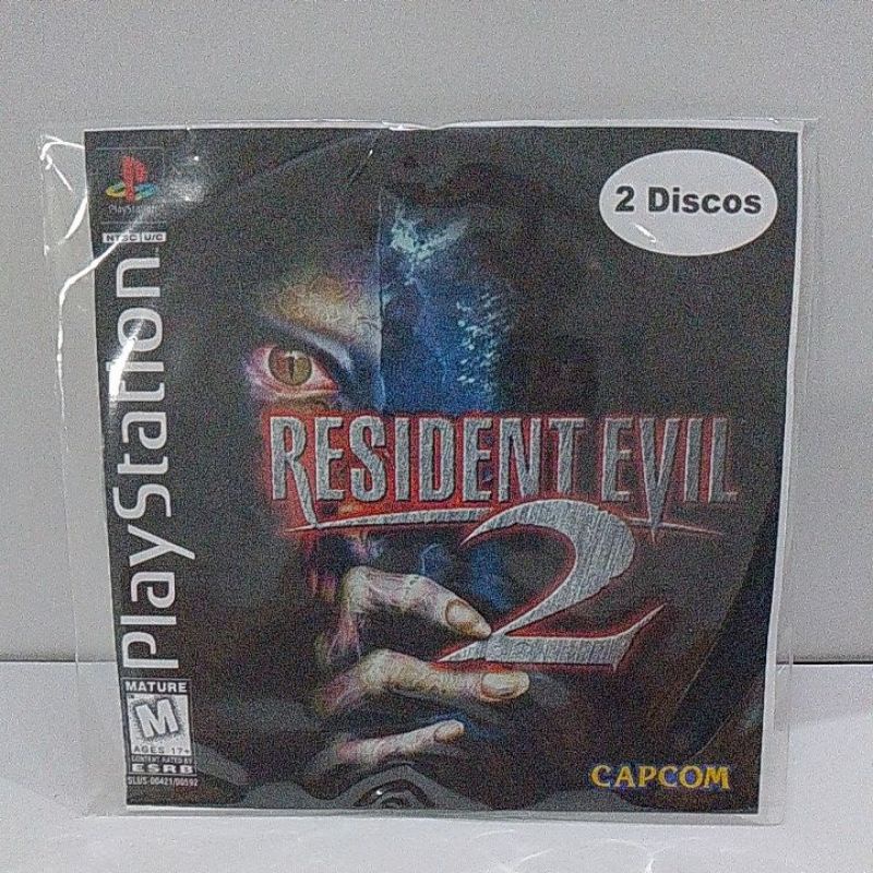 ps1 resident evil 2 cd duplo raridade novo copia | Shopee Brasil
