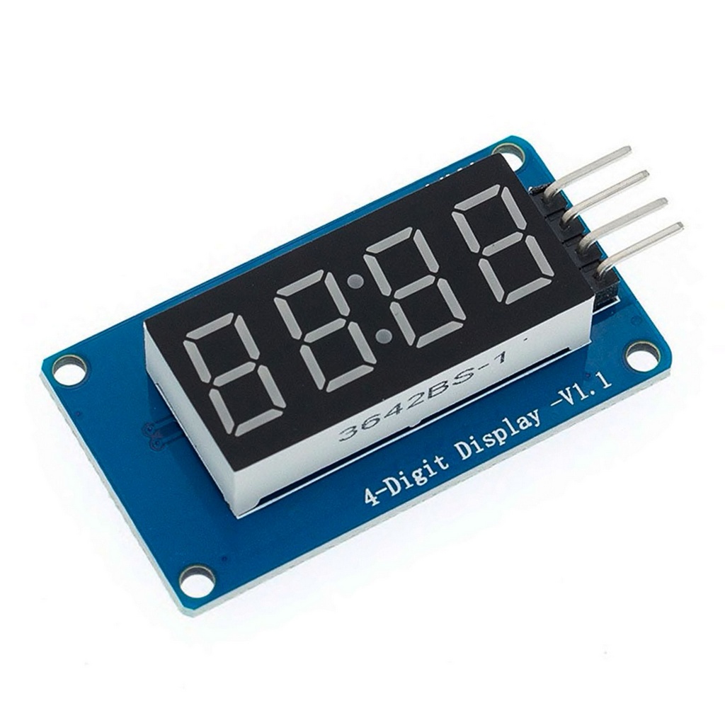 Módulo Display 7 Segmentos 4 Dígitos TM1637 | Shopee Brasil