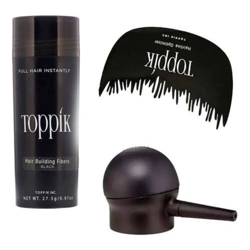 Kit Toppik Hair 27,5g + Borrifador Aplicador + Pente | Shopee Brasil