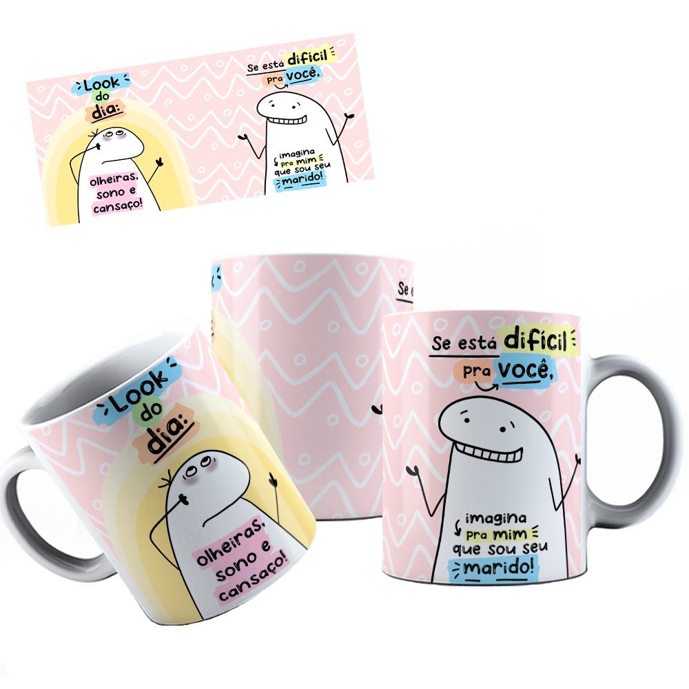 Caneca Dia dos Namorados FLORK - Look do Dia | Shopee Brasil