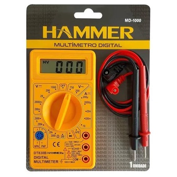 Multímetro Digital Hammer | Shopee Brasil