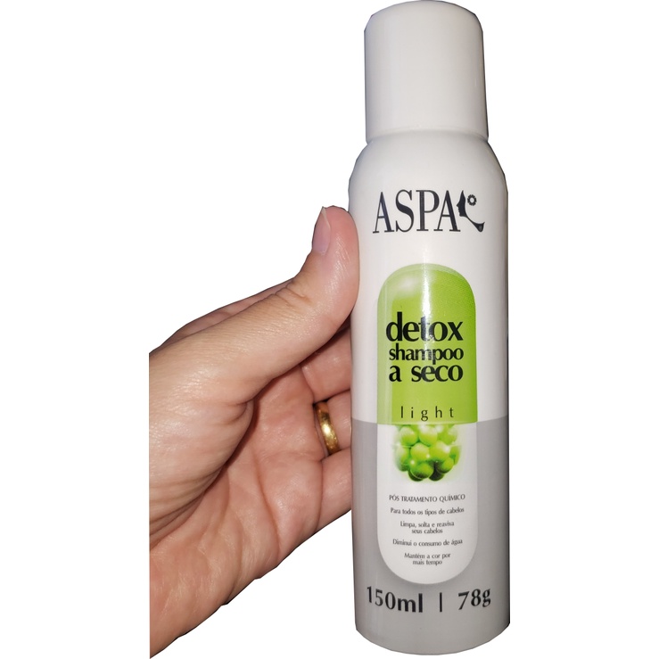 Shampoo A Seco Aspa Detox Light | Shopee Brasil