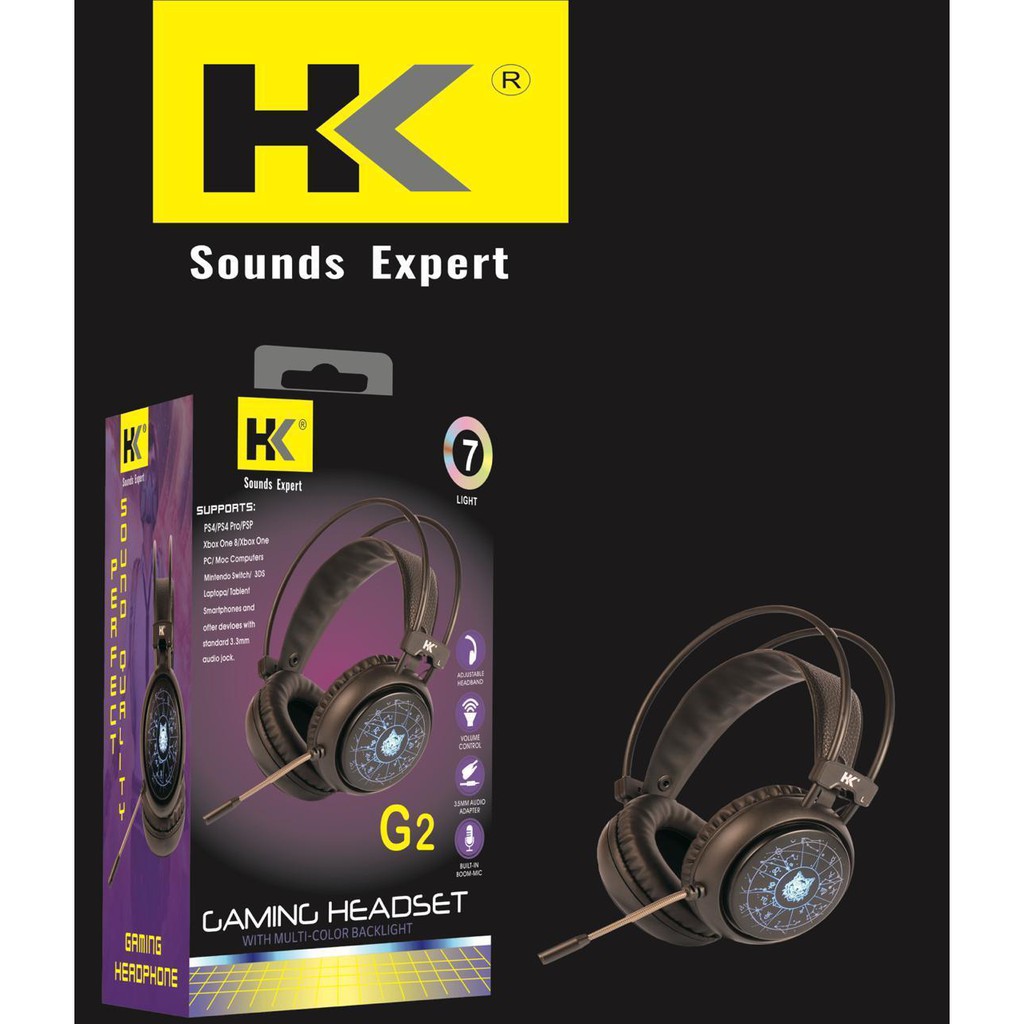 Fone De Ouvido De Jogos HK-G2 EXPERT Som | Shopee Brasil