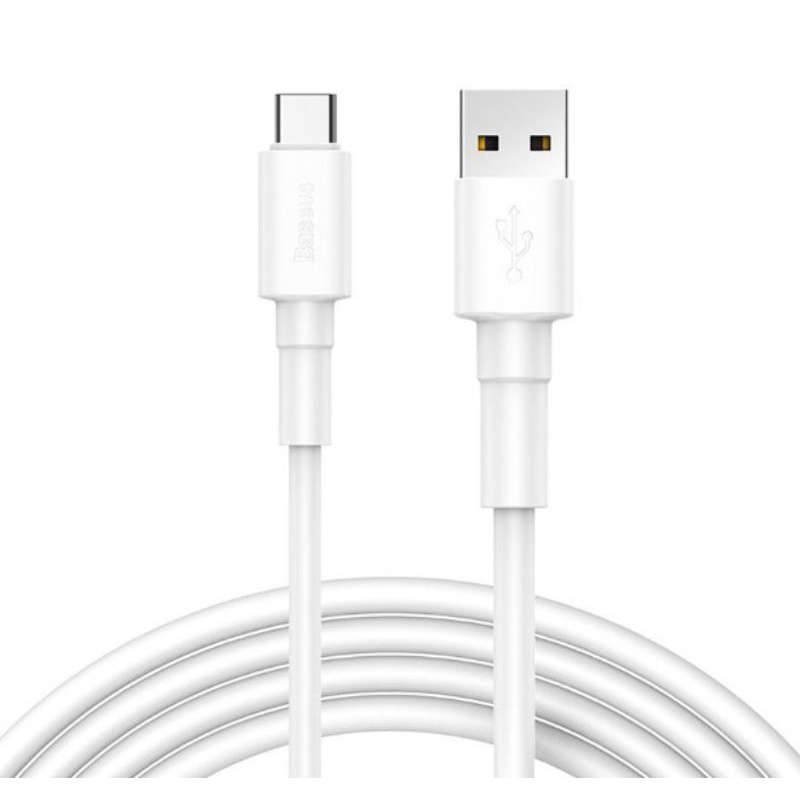 Cabo Usb Tipo C - 2 Metros Carregamento Rápido (Branco) | Shopee Brasil