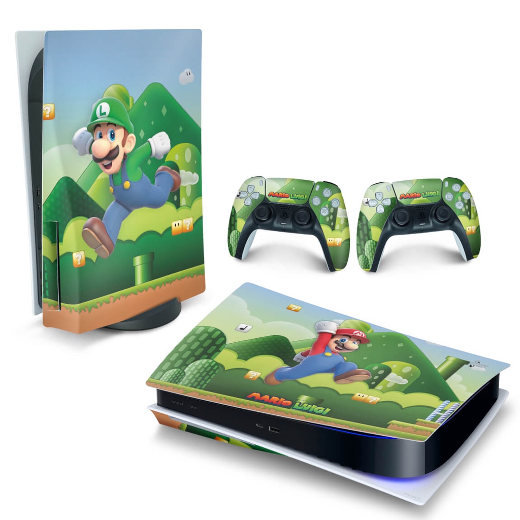 Skin PS5 Horizontal Adesivo - Super Mario | Shopee Brasil
