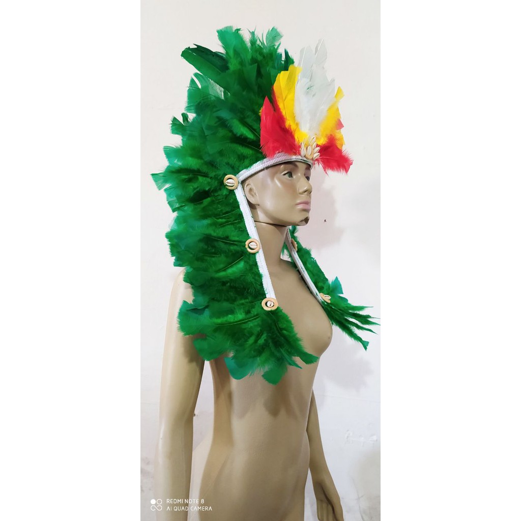 Penacho Cocar Indígena caboclo Umbanda e Candomblé | Shopee Brasil