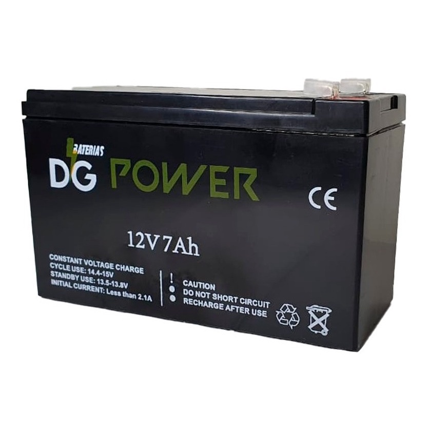 Bateria Selada 12v 7ah Dg Power Alarme Cerca Nobreak - Desconto no Preço