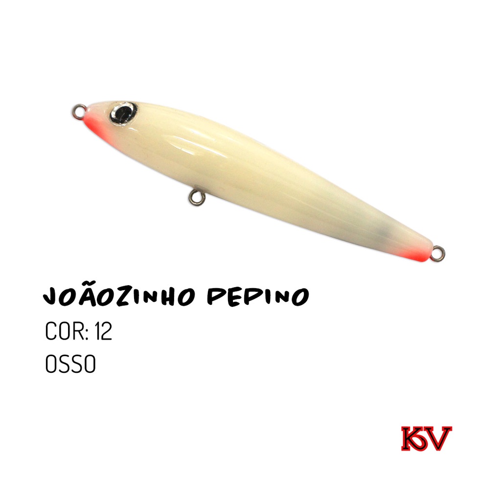 Isca Artificial Kv Joãozinho Pepino 9cm 10g | Shopee Brasil