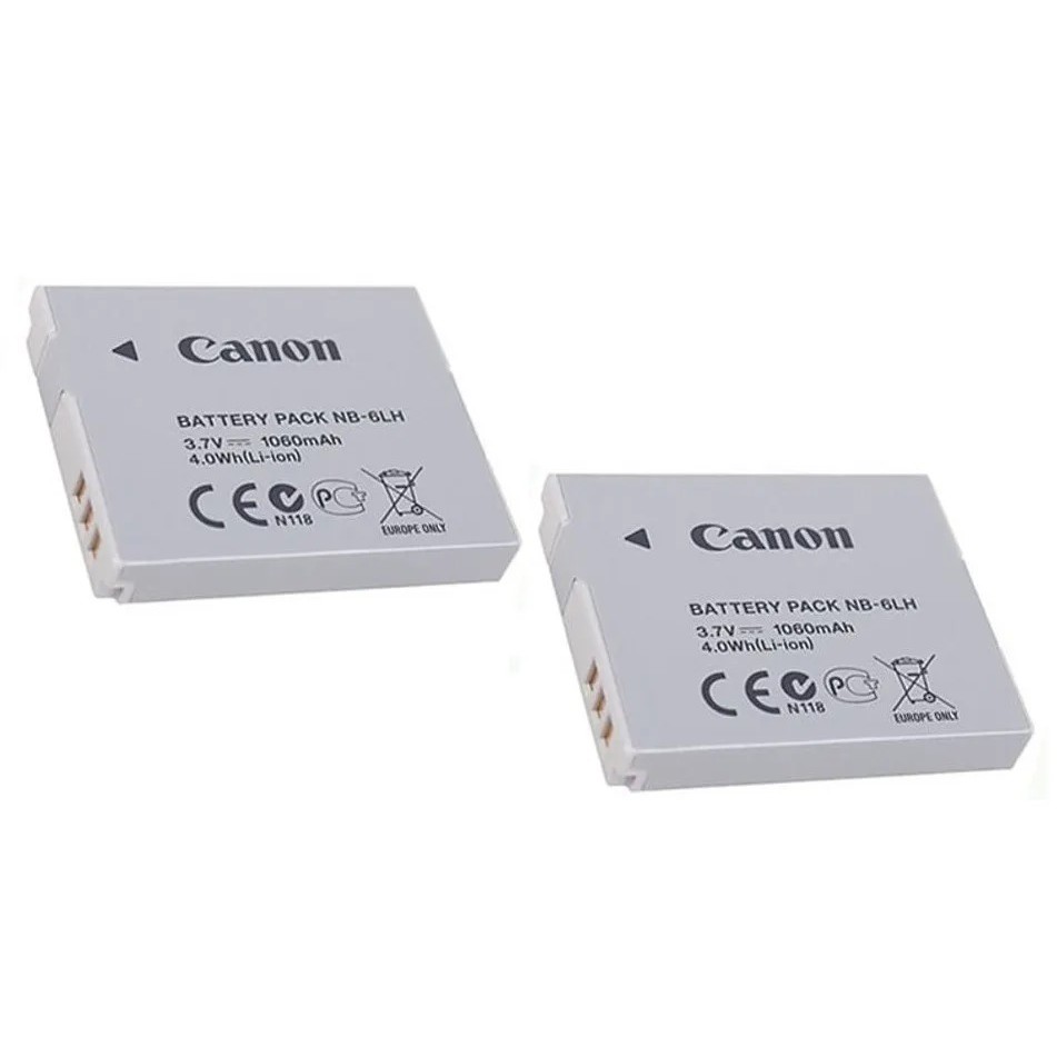 2 Baterias Original Canon Nb-6lh Sx510 Sx170 S200hs Sx530 Sd770 ELPH500 D20 S90 Ixus 95 Sx710 ...