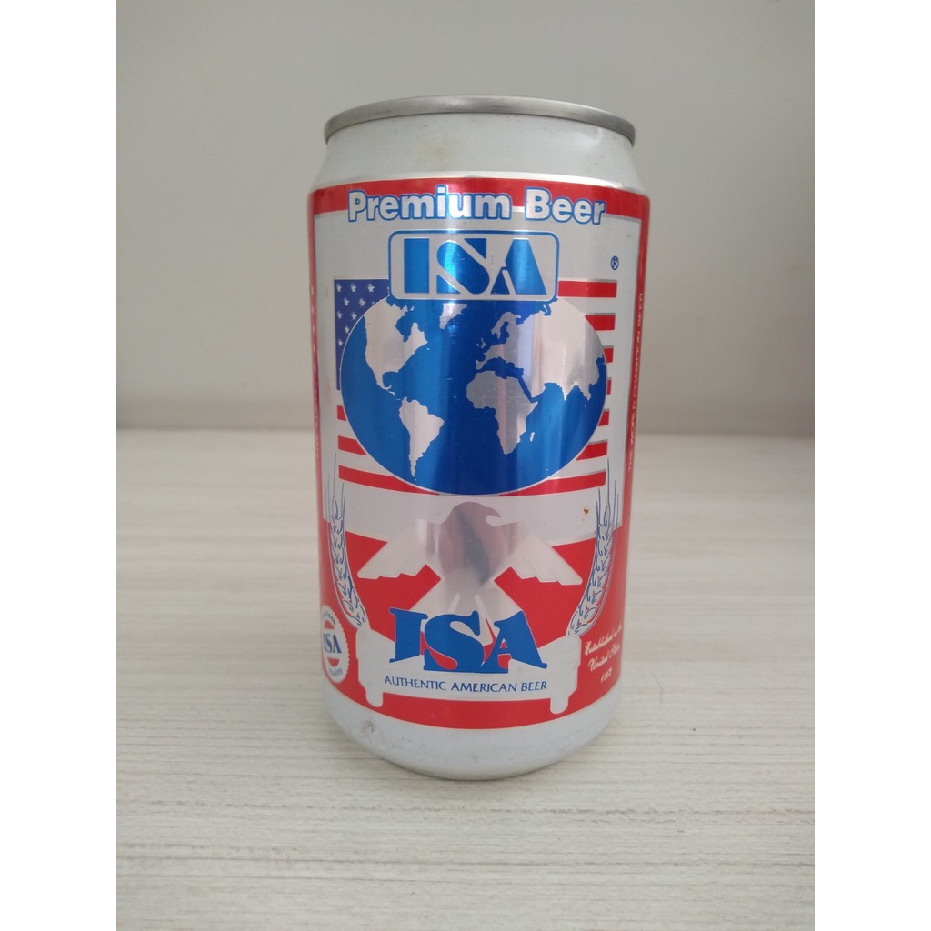 Lata de Cerveja Antiga Beer Coleção Cerveja ISA Premium Beer - vazia ...