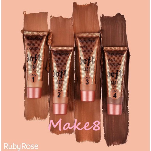 Base Soft Matte Café Ruby Rose HB8050 Lançamento | Shopee Brasil