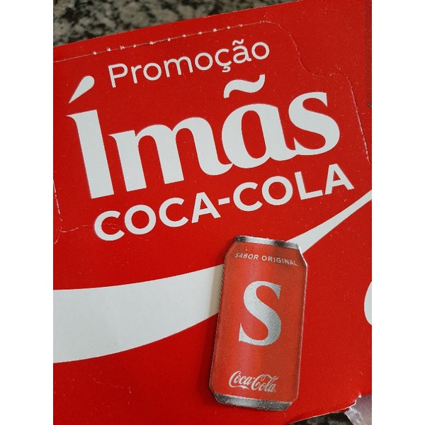 Imã Coca-Cola - Letra S | Shopee Brasil