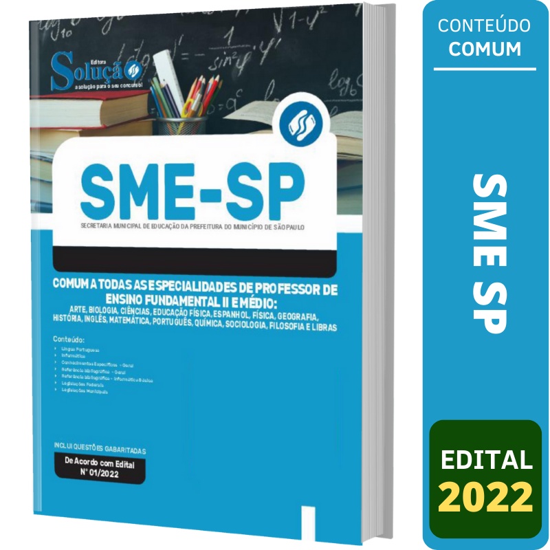 Apostila SME SP - Comum Professor Ensino Fundamental 2 | Shopee Brasil