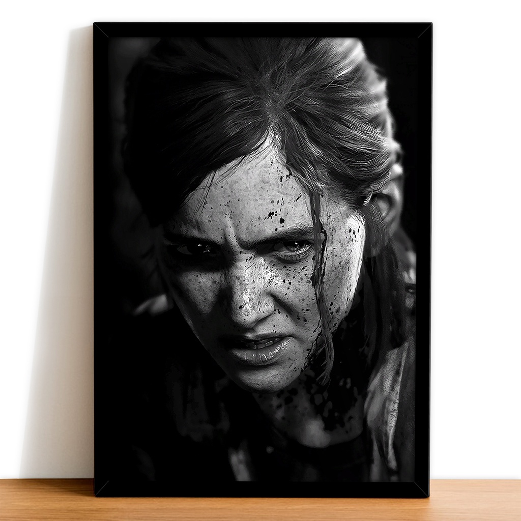 QUADRO THE LAST OF US PART II A4 (24x33 cm - Com vidro) | Shopee Brasil