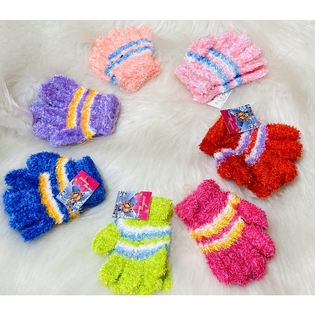 KT2PARES Luva Infantil Lisa De Pelinho Soft Inverno PARA MENINO MENINA ...