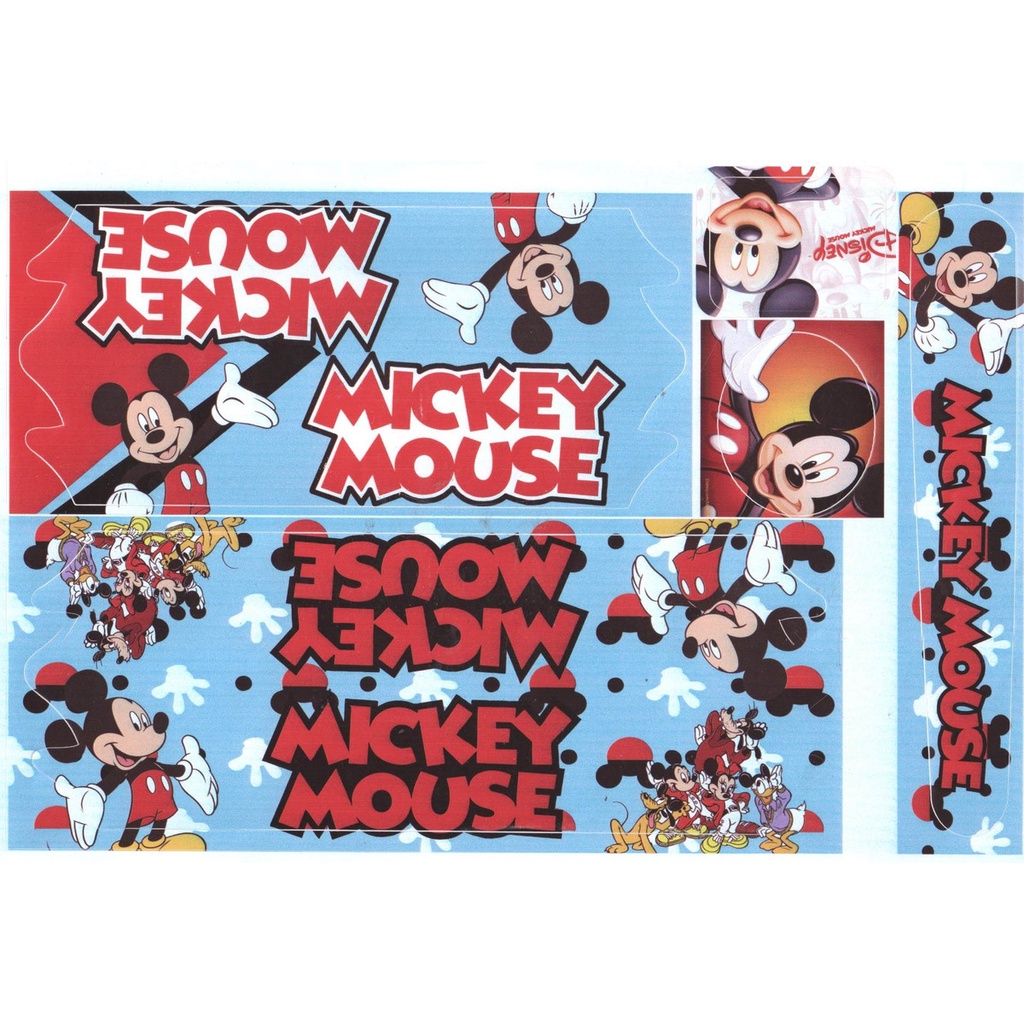 Adesivo Para Bicicleta Infantil Mickey Mouse Cartela | Shopee Brasil