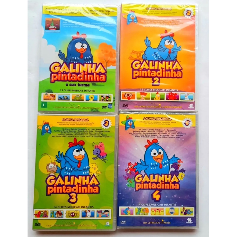 Dvd Galinha Pintadinha | Shopee Brasil